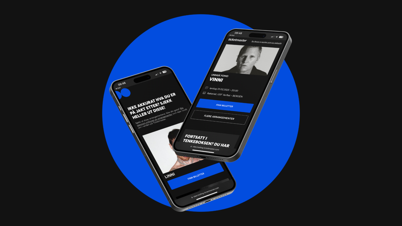 hjemmeside - Ticketmaster NO