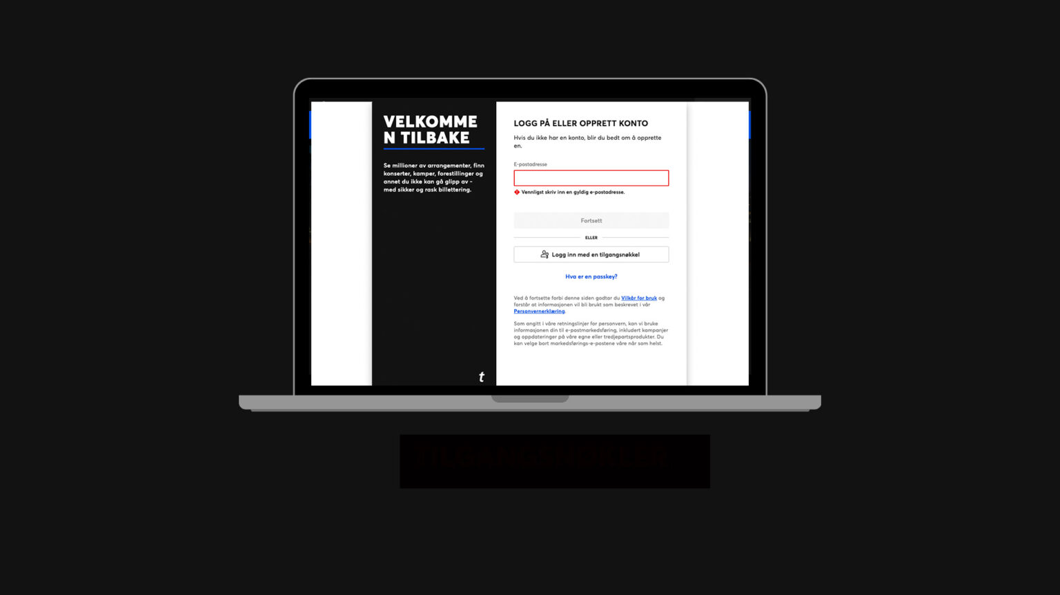 hjemmeside - Ticketmaster NO